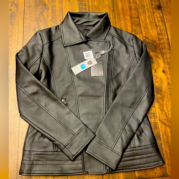 Jackets & Coats | F Collection Women Medium Leather Jacket Brand New ...